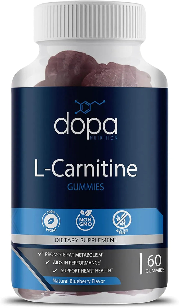 Dopa Nutrition L-Carnitine Gummies 500Mg. 60 Gomitas – The Red Vitamin MX