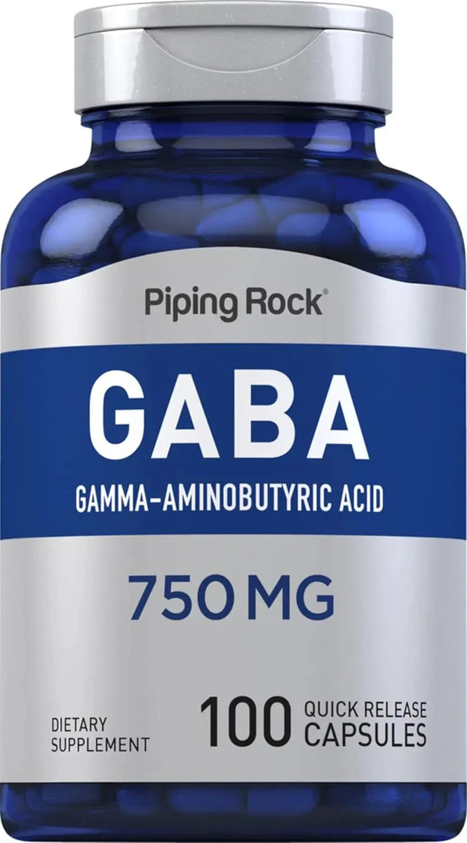Piping Rock GABA 750Mg. 100 Capsulas – The Red Vitamin MX
