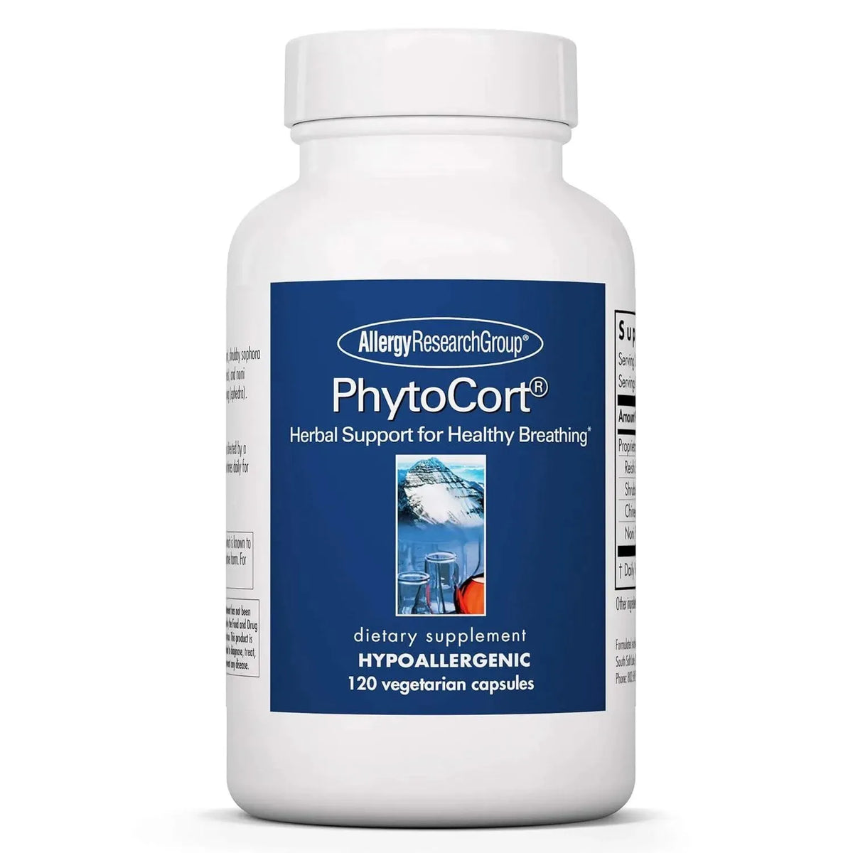 Allergy Research Group PhytoCort Respiratory Support 120 Capsulas – The Red Vitamin MX
