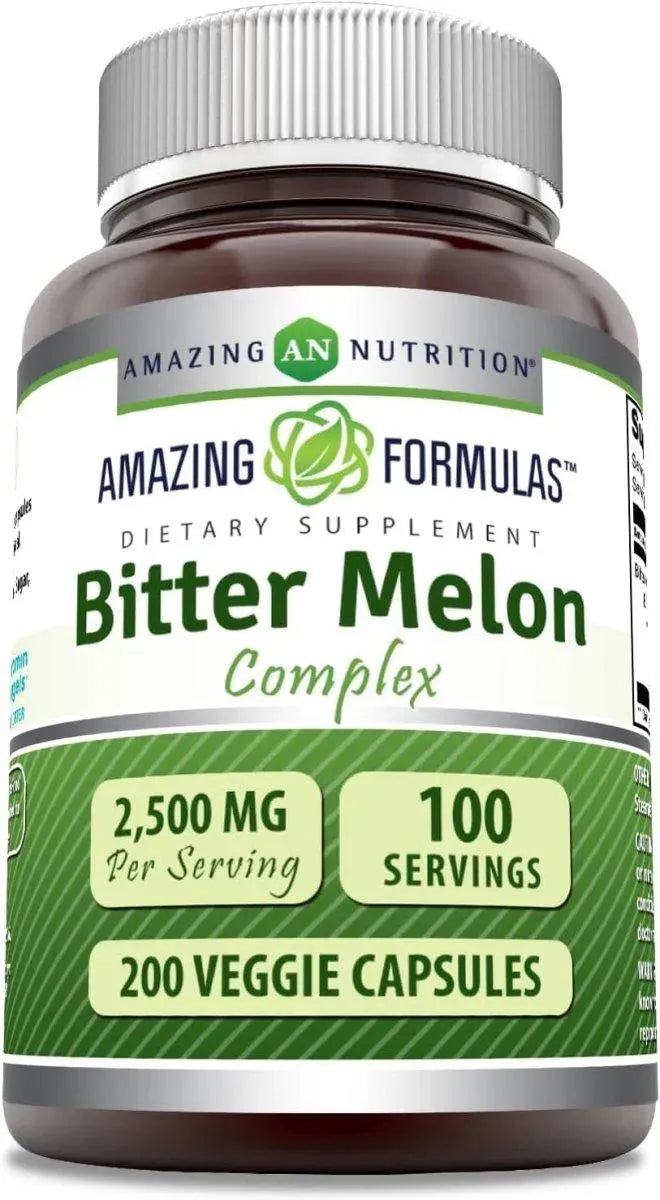 Amazing Formulas Bitter Melon Complex 2500Mg. 200 Capsulas – The Red Vitamin MX