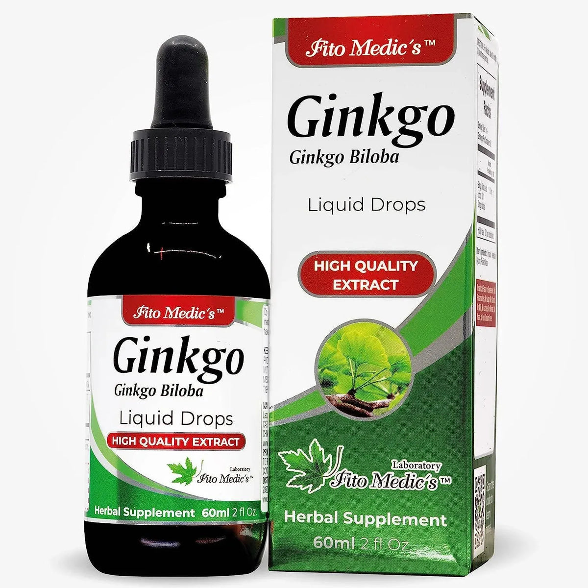 FITO MEDIC'S Lab - Ginkgo biloba, for Memory and Concentration 60Ml. – The Red Vitamin MX