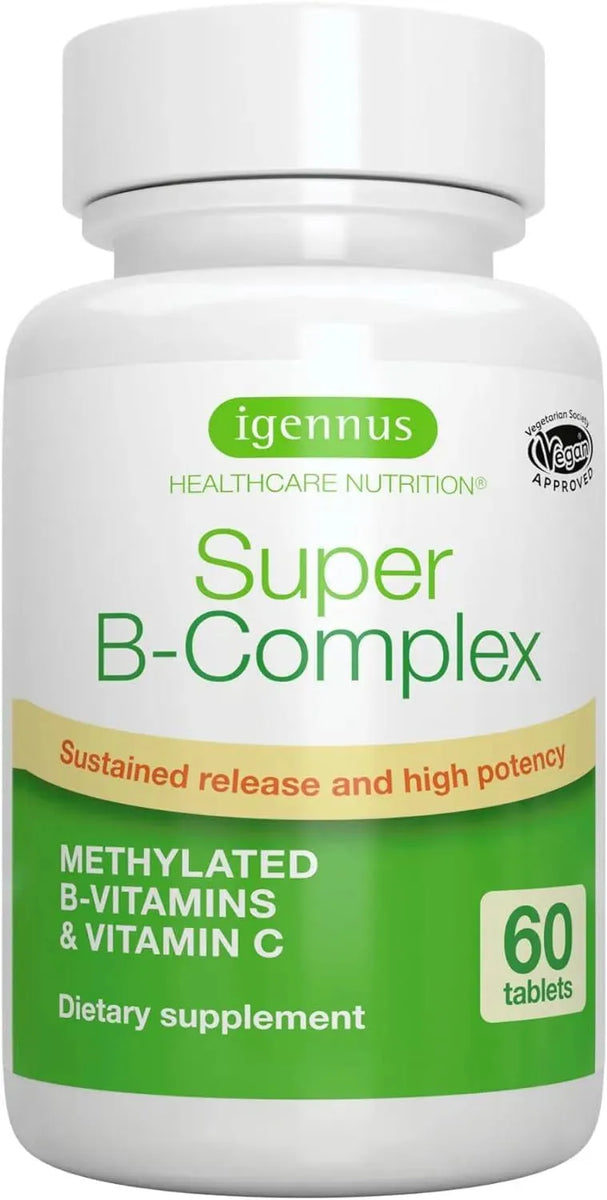 Igennus Super B-Complex 60 Tabletas – The Red Vitamin MX