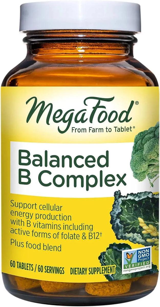 MegaFood Balanced B Complex 60 Tabletas – The Red Vitamin MX