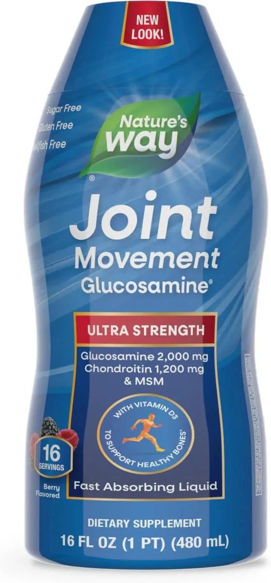 Nature's Way Joint Movement Glucosamine Liquid 480Ml. – The Red Vitamin MX
