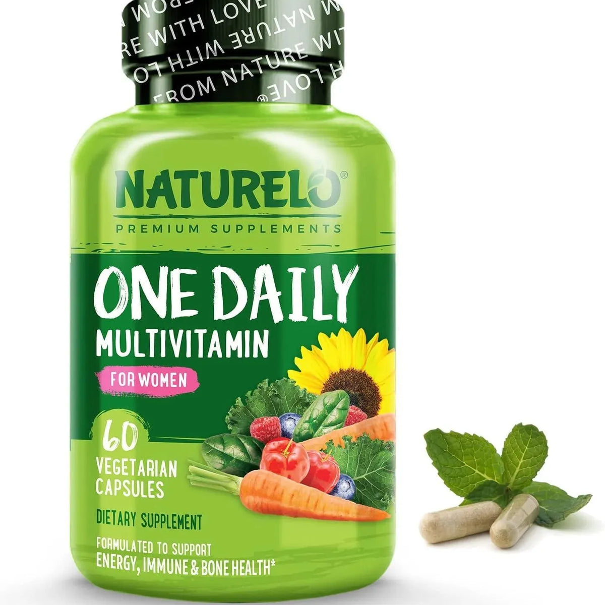 Naturelo One Daily Multivitamin for Women 60 Capsulas – The Red Vitamin MX