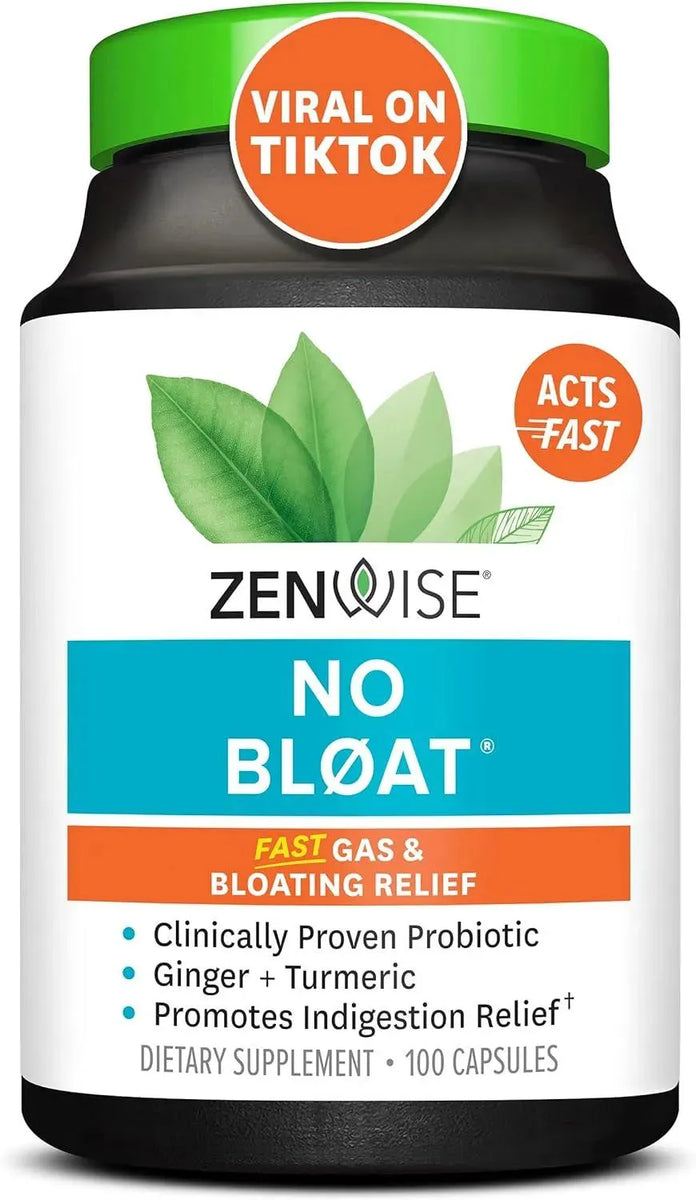 Zenwise No Bloat Probiotics 100 Capsulas – The Red Vitamin MX