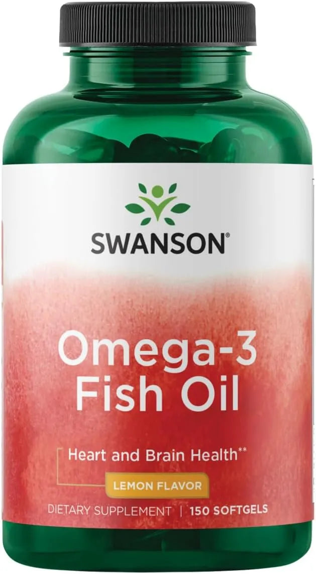 Swanson Omega 3 Fish Oil 150 Capsulas Blandas – The Red Vitamin MX