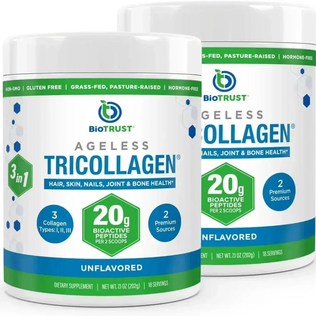 BioTrust Tri Collagen Powder 202Gr. 2 Pack – The Red Vitamin MX