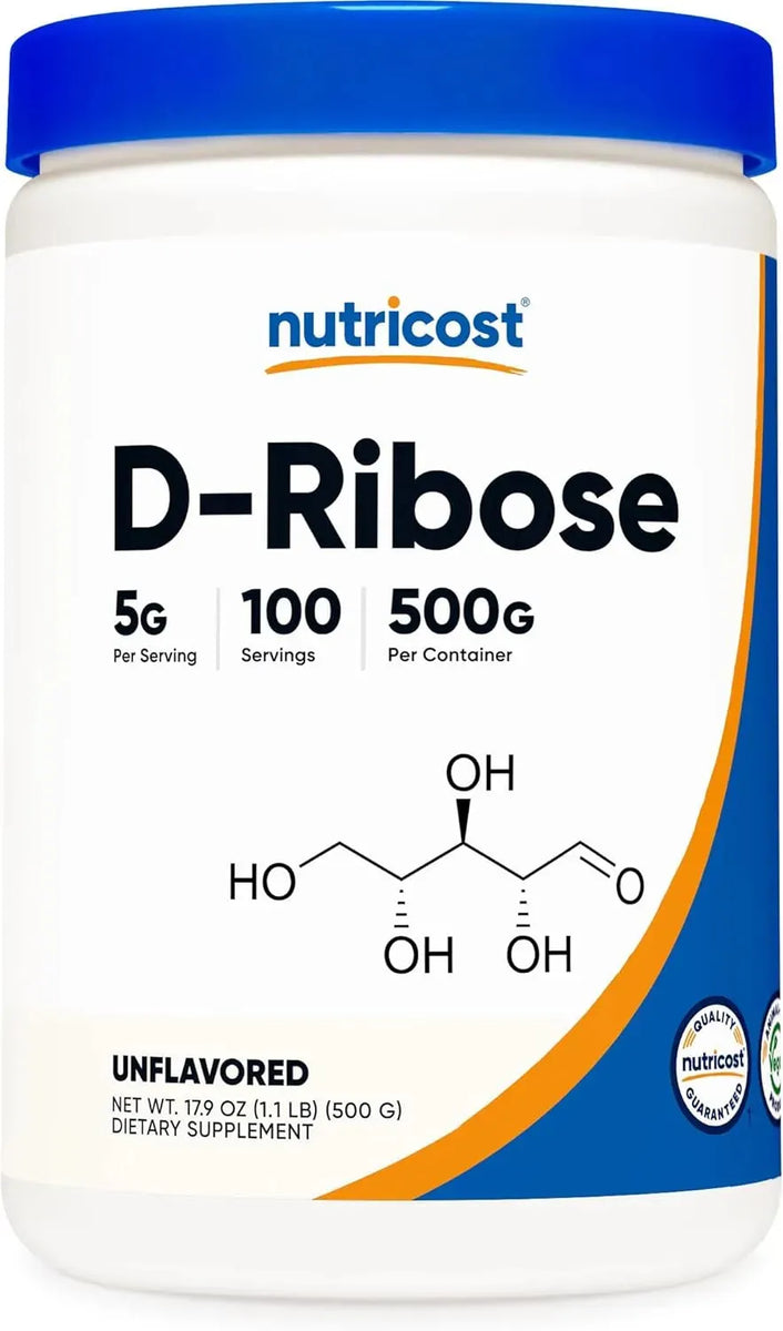 Nutricost D-Ribose Powder 500Gr. – The Red Vitamin MX