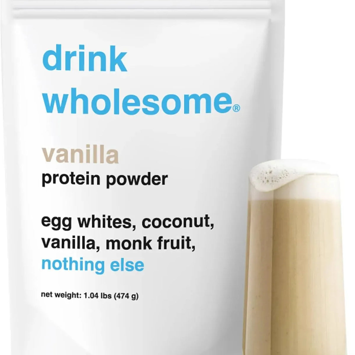 drink wholesome Vanilla Egg White Protein Powder 474Gr. – The Red ...