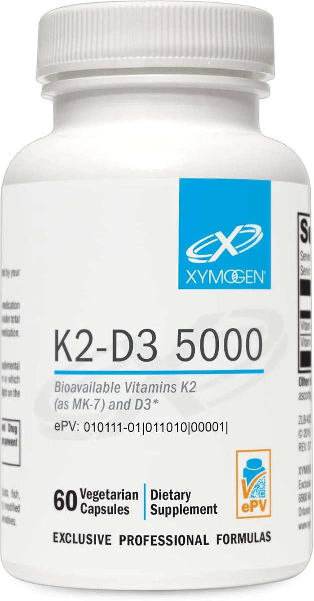 XYMOGEN K2-D3 5000 60 Capsulas – The Red Vitamin MX