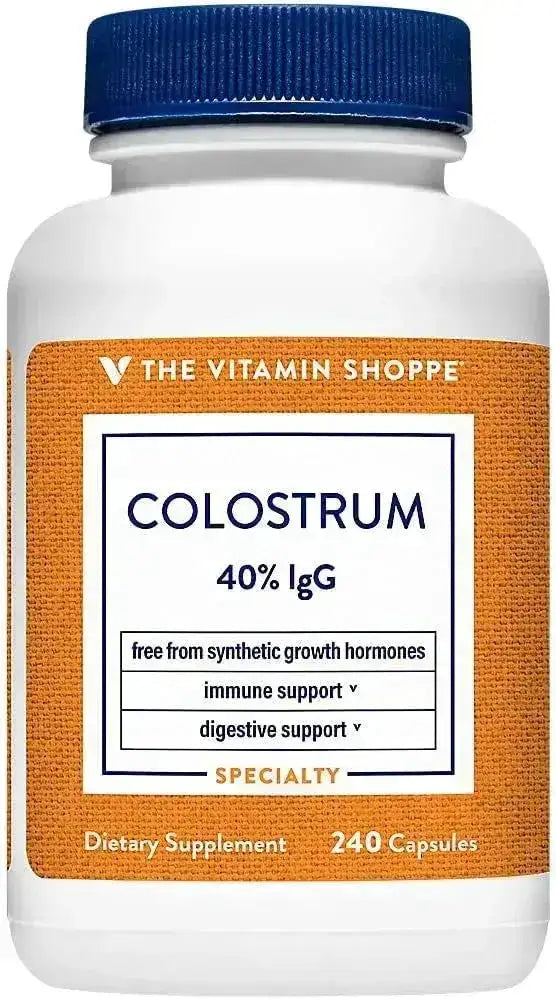 The Vitamin Shoppe Colostrum 40% IGG 240 Capsulas – The Red Vitamin MX
