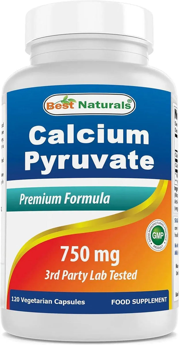 Best Naturals Calcium Pyruvate 750Mg. 120 Capsulas – The Red Vitamin MX