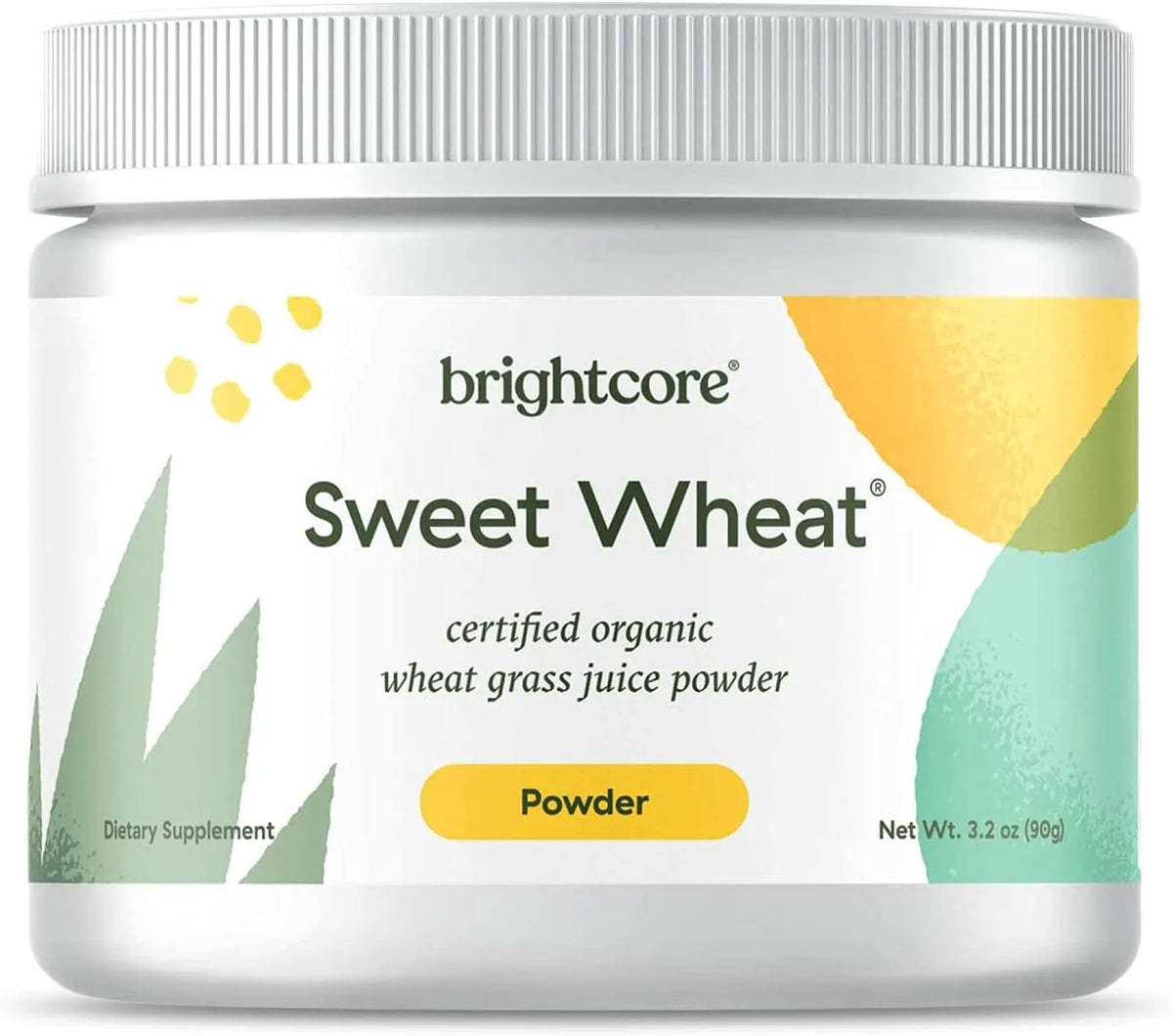 Brightcore Nutrition Sweet Wheat Wheatgrass Juice Powder 90Gr. – The ...