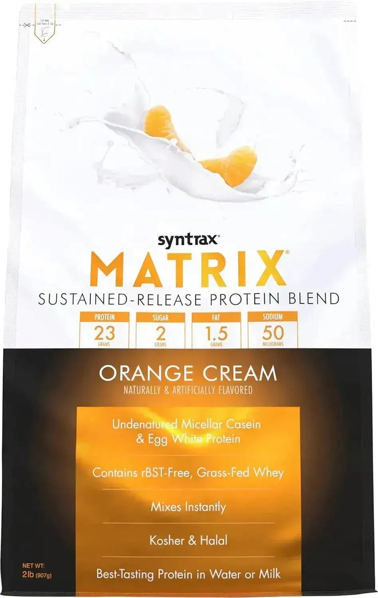 Syntrax Nutrition Matrix Protein Powder Orange Cream 907Gr. – The Red ...