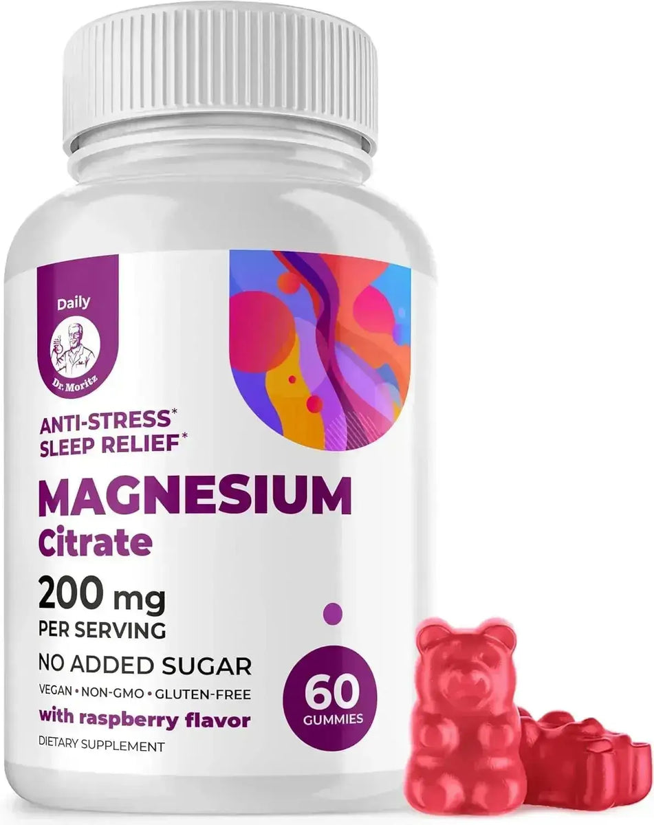 DR. MORITZ Magnesium Gummies Sugar-Free 200Mg. 60 Gomitas – The Red ...