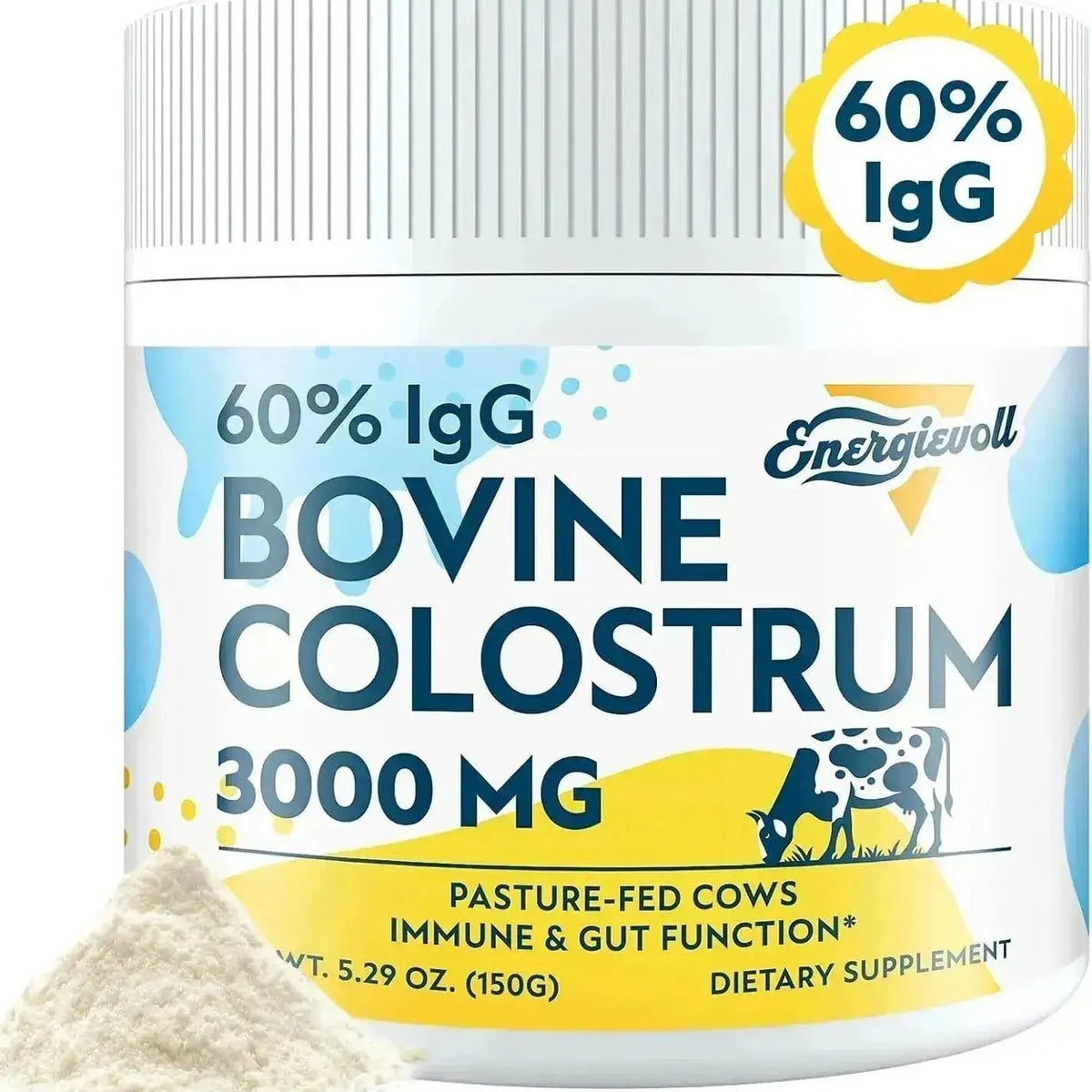 Energievoll Bovine Colostrum Powder Unflavored 50 Servicios 150Gr ...