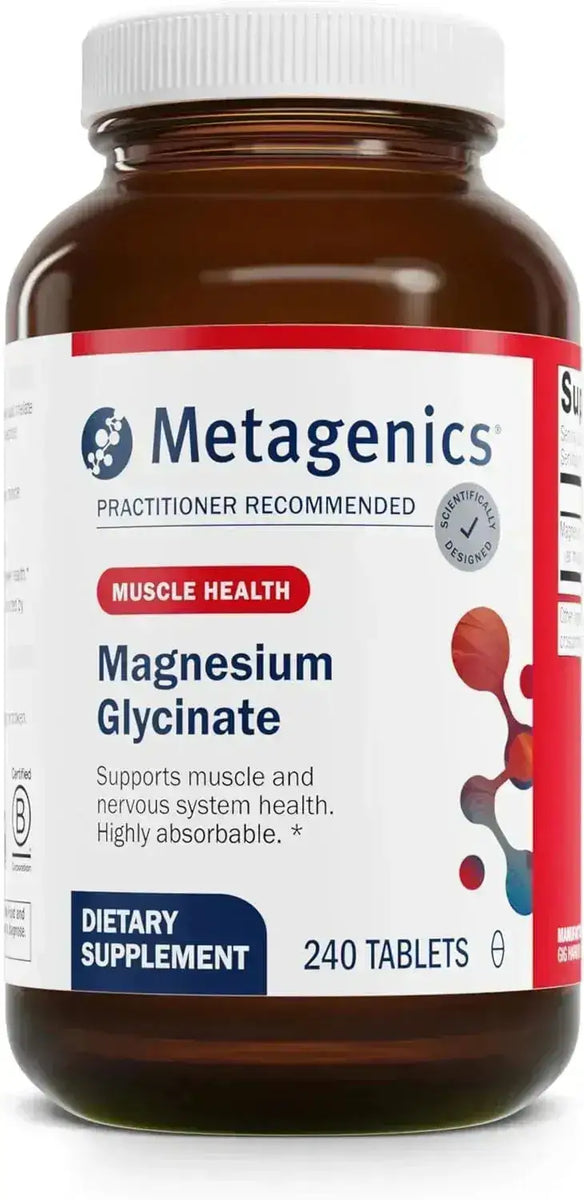 Metagenics Magnesium Glycinate 240 Tabletas – The Red Vitamin MX