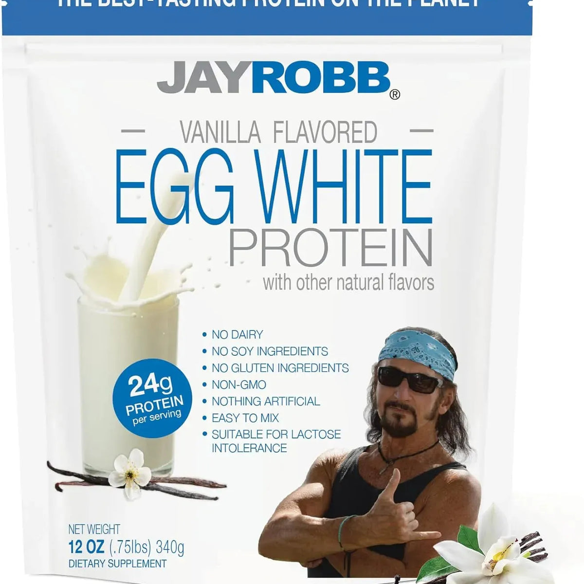 Jay Robb Vanilla Egg White Protein Powder 340Gr. – The Red Vitamin MX