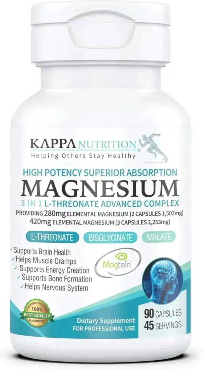 KAPPA NUTRITION Magnesium 90 Capsulas – The Red Vitamin MX
