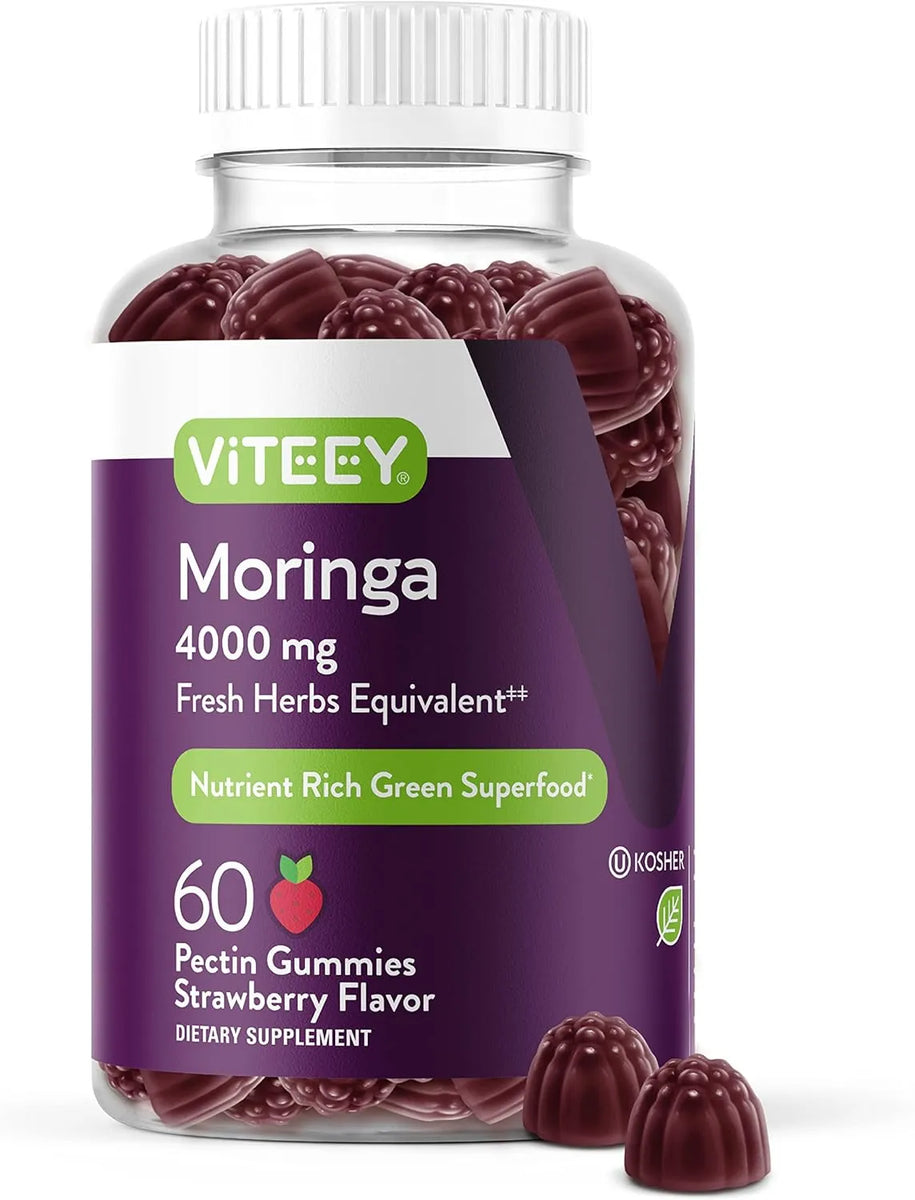 Viteey Moringa Leaf Gummies 4000Mg. 60 Gomitas – The Red Vitamin MX