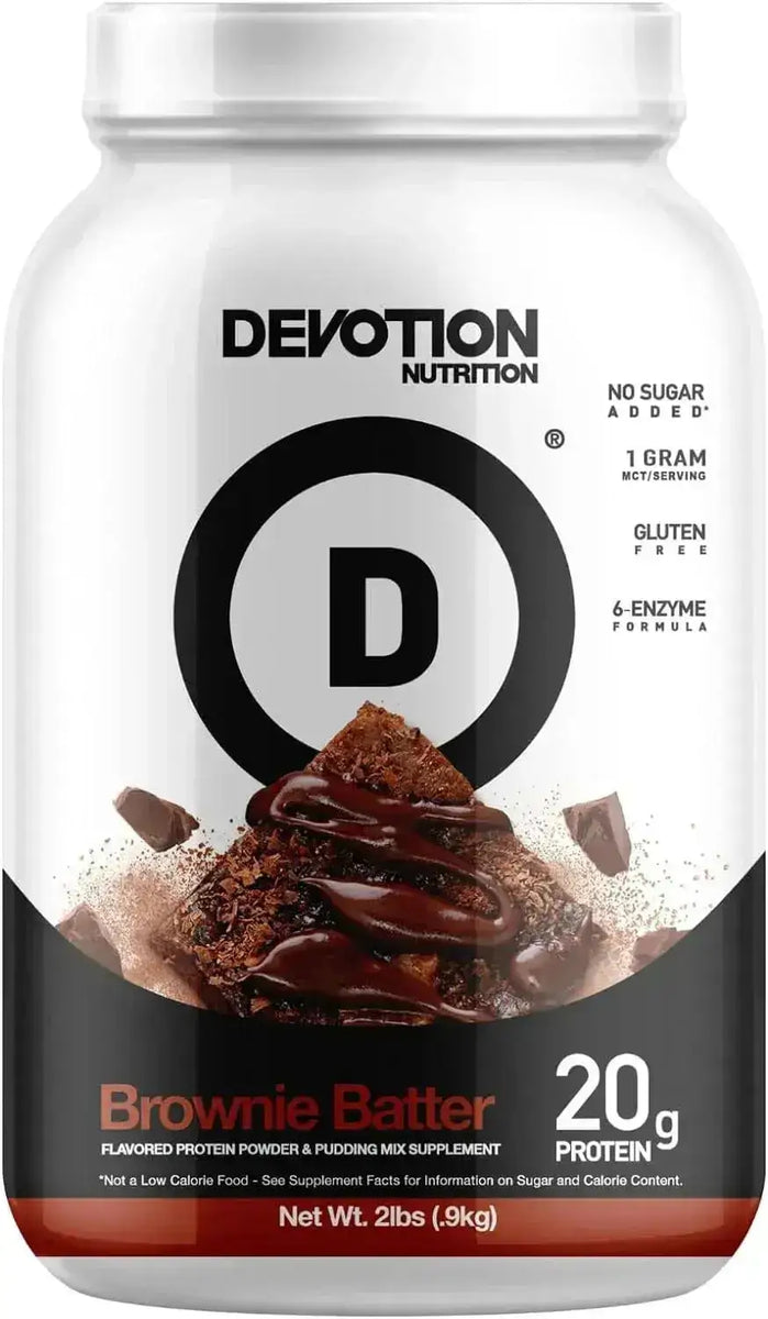 Devotion Nutrition Protein Powder Brownie Batter 2 Lbs. – The Red ...