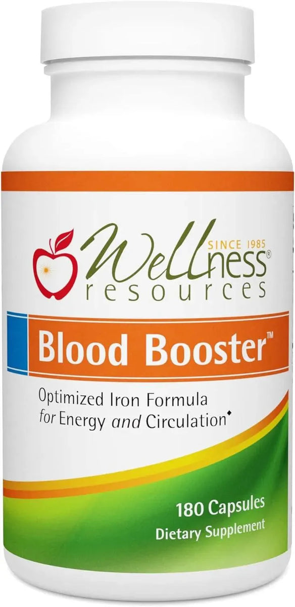 Wellness Resources Blood Booster 180 Capsulas – The Red Vitamin MX