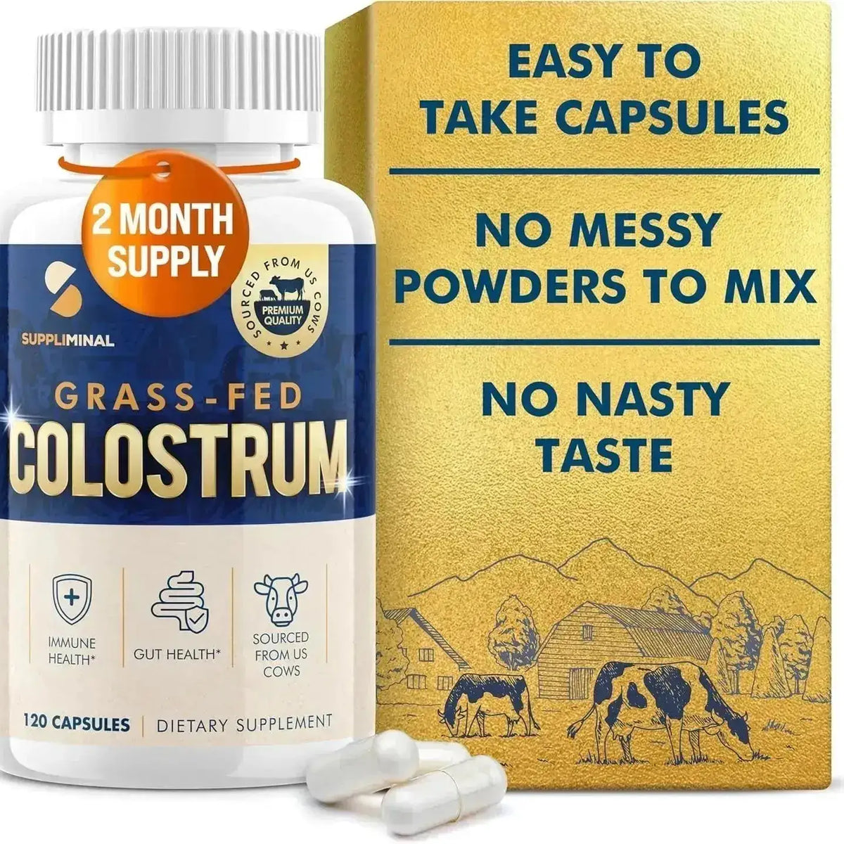 Suppliminal Colostrum 120 Capsulas – The Red Vitamin MX