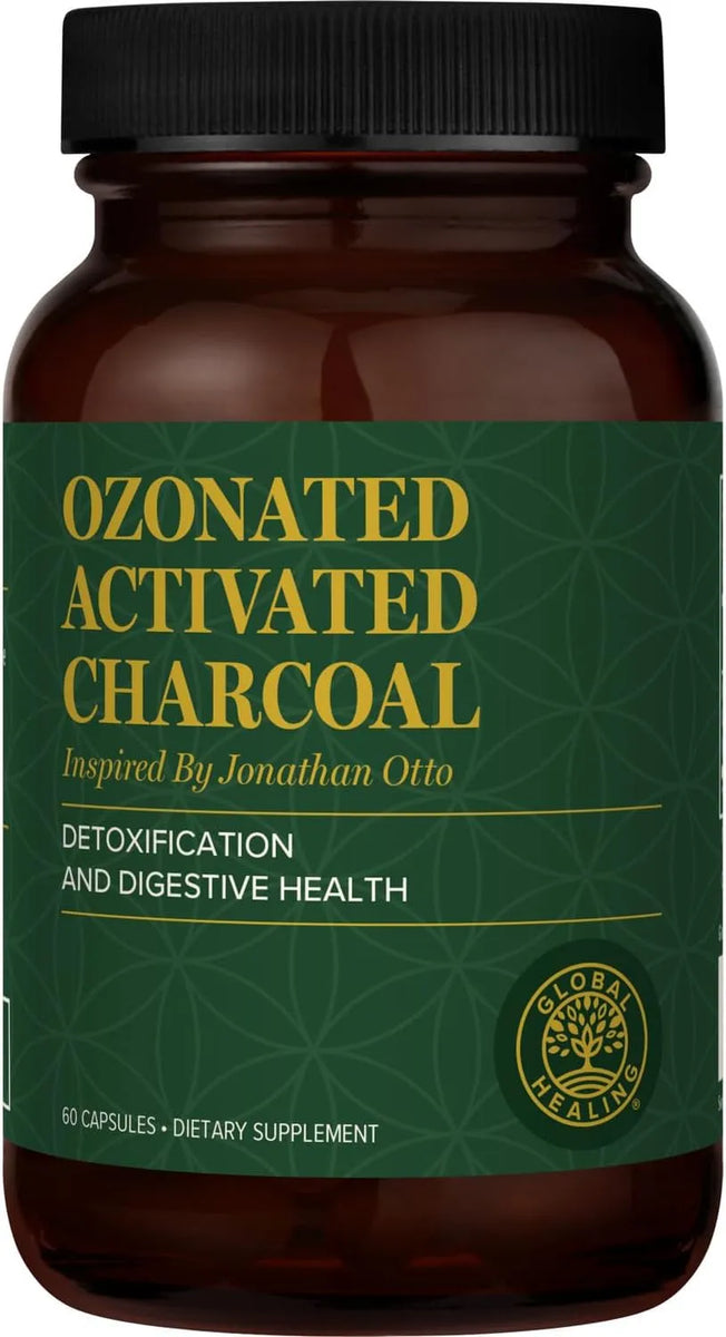 Global Healing Ozonated Activated Charcoal Powder 60 Capsulas – The Red ...