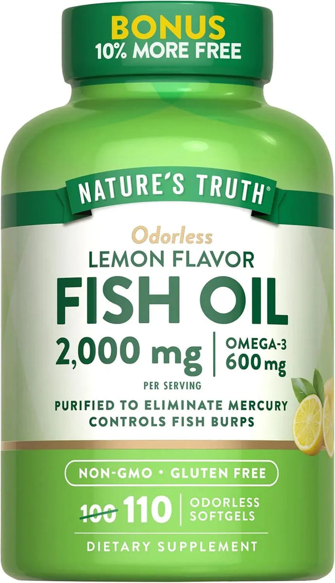 Nature's Truth Fish Oil 2000Mg. 110 Capsulas Blandas – The Red Vitamin MX