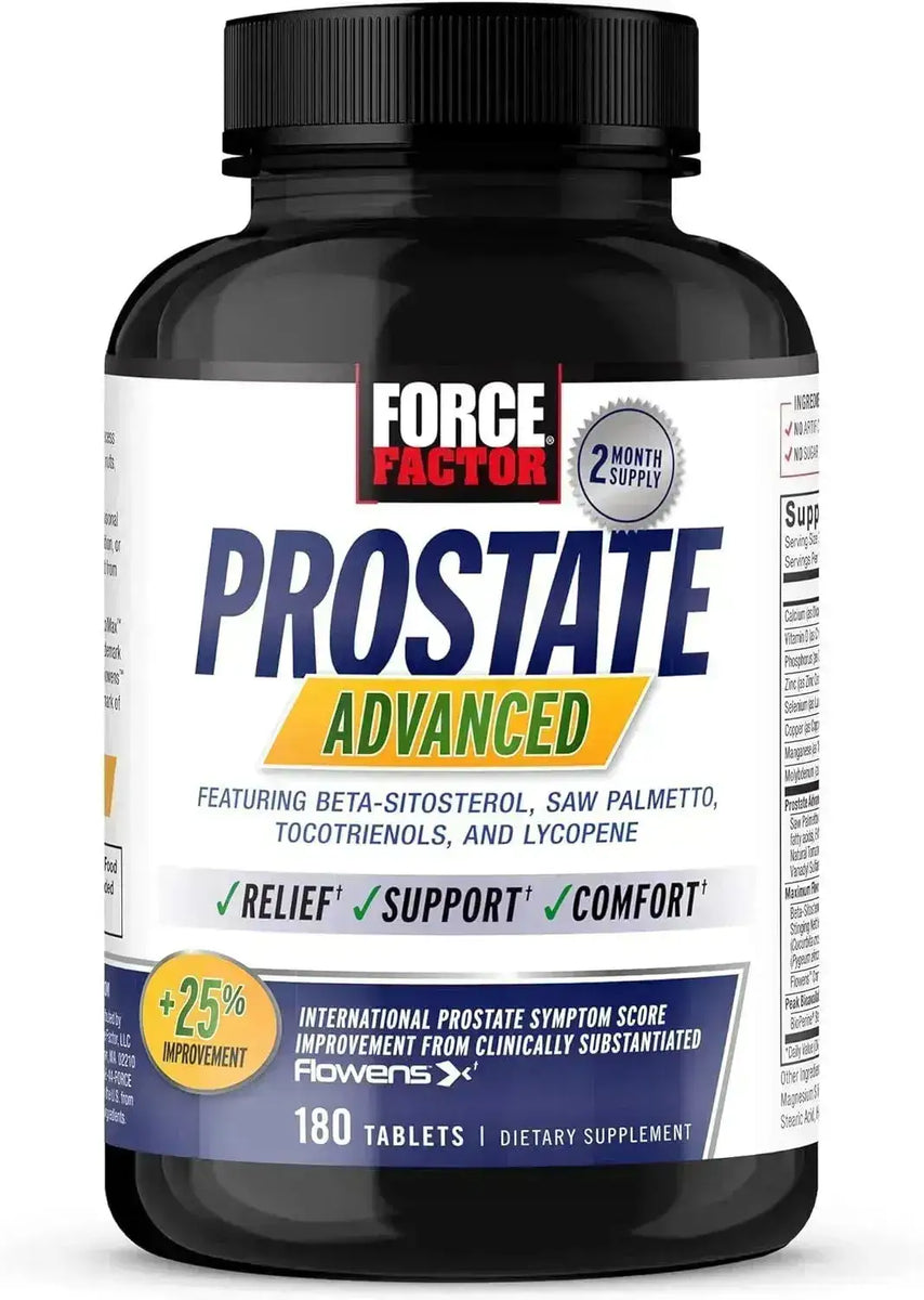 FORCE FACTOR Prostate Advanced 180 Tabletas – The Red Vitamin MX