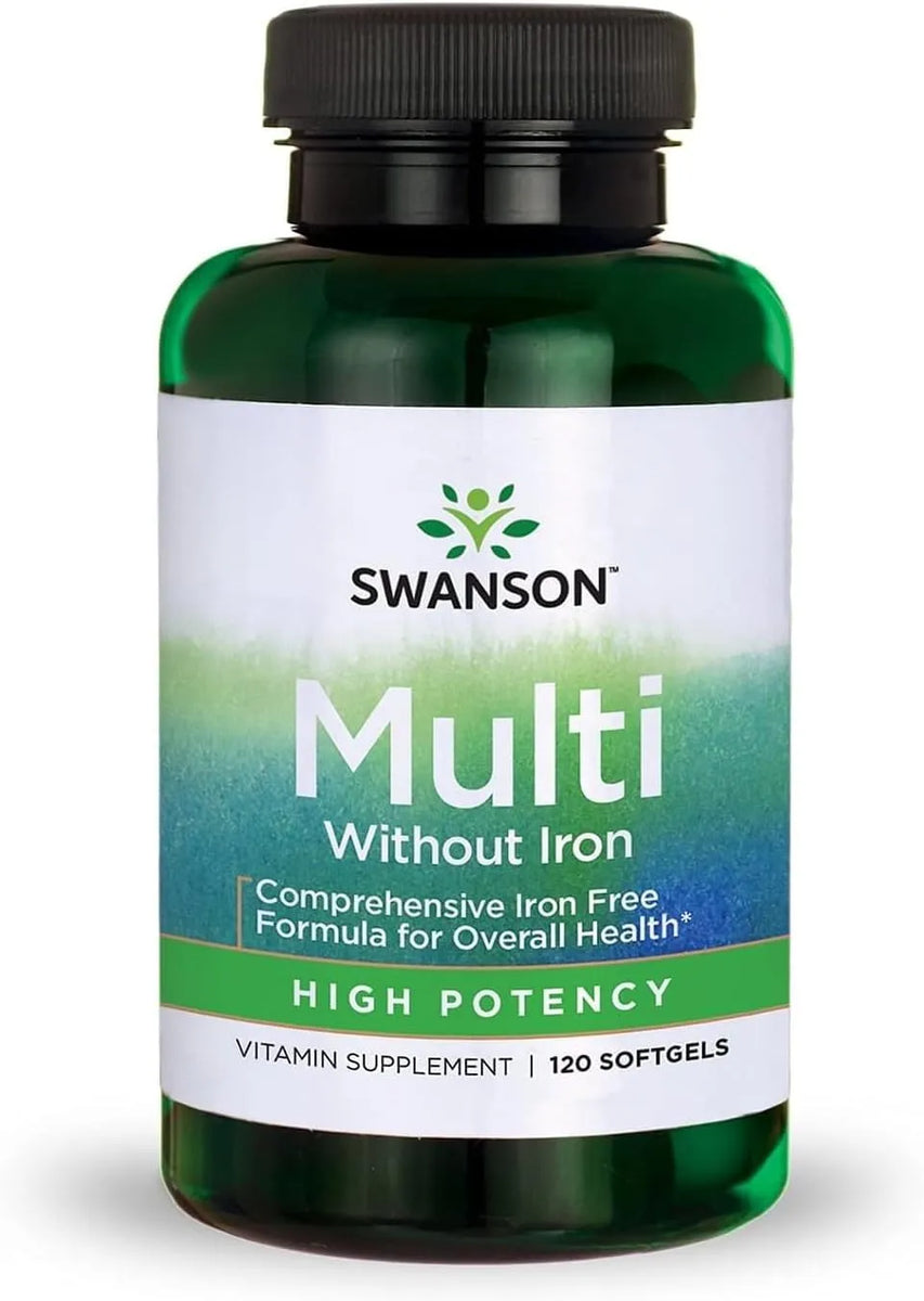 Swanson Multi Without Iron 120 Capsulas Blandas – The Red Vitamin MX
