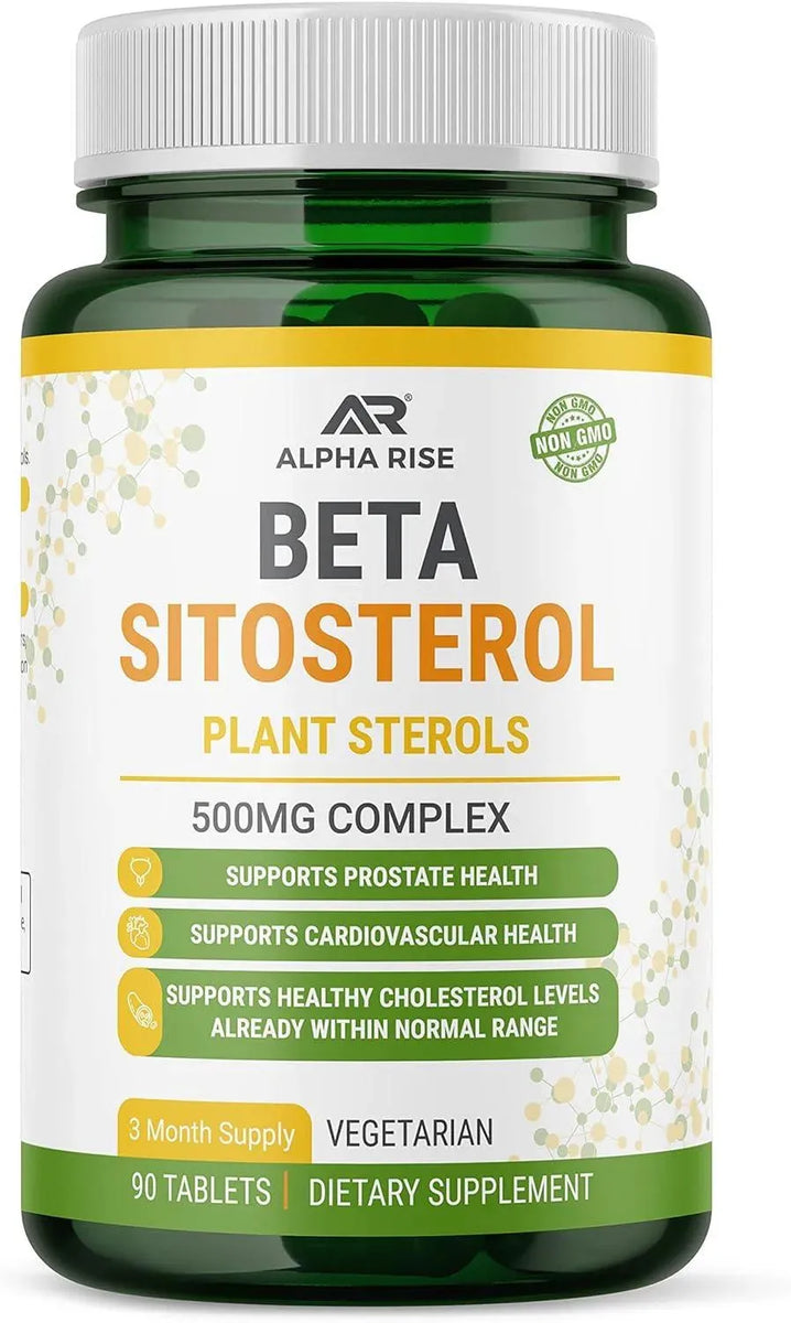 ALPHA RISE Beta Sitosterol 500Mg. 90 Tabletas – The Red Vitamin MX