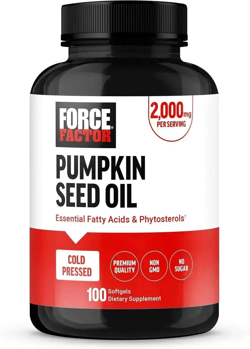 FORCE FACTOR Pumpkin Seed Oil 2000Mg. 100 Capsulas Blandas – The Red ...