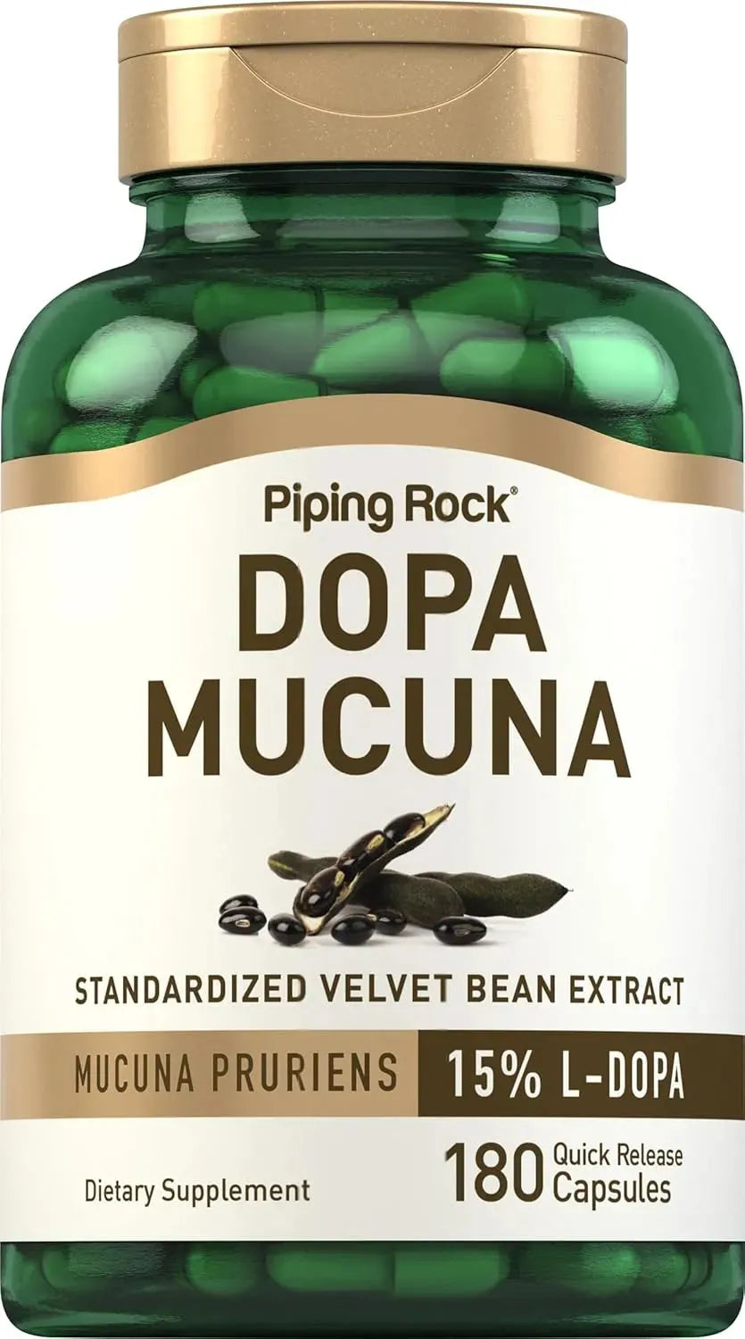 Piping Rock DOPA Mucuna 180 Capsulas – The Red Vitamin MX