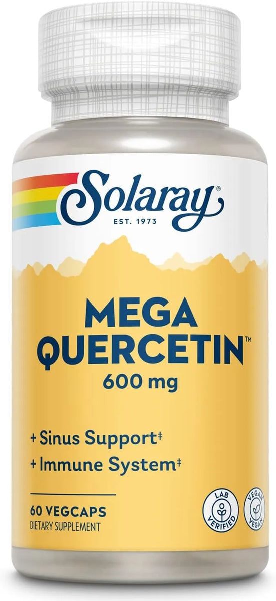SOLARAY Mega Quercetin 600Mg. 60 Capsulas – The Red Vitamin MX