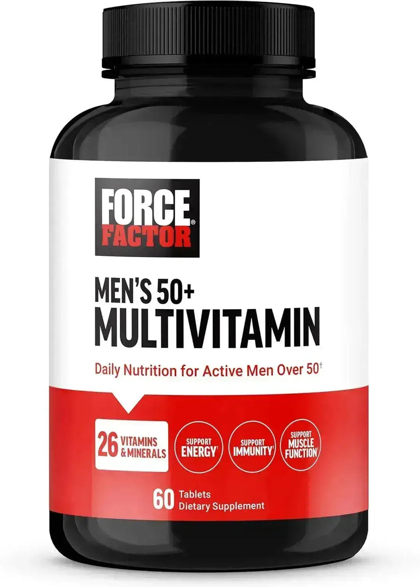 Force Factor Men’s Multivitamin 50 Plus 60 Tabletas – The Red Vitamin MX