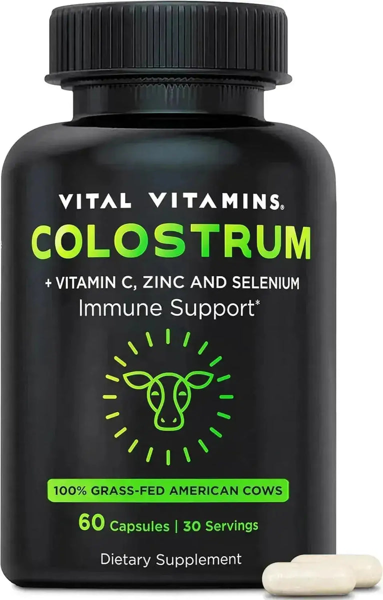 Vital Vitamins Colostrum 60 Capsulas – The Red Vitamin MX