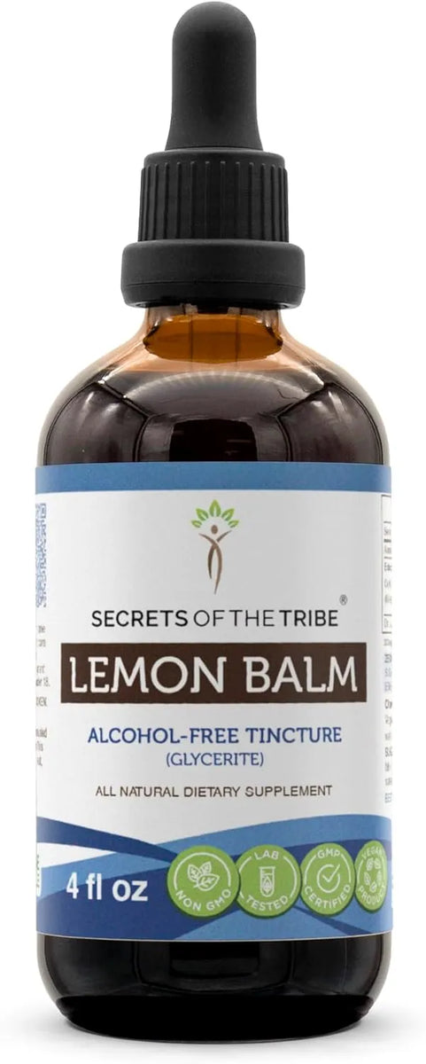 Secrets of the Tribe Lemon Balm Tincture 4 Fl.Oz. – The Red Vitamin MX