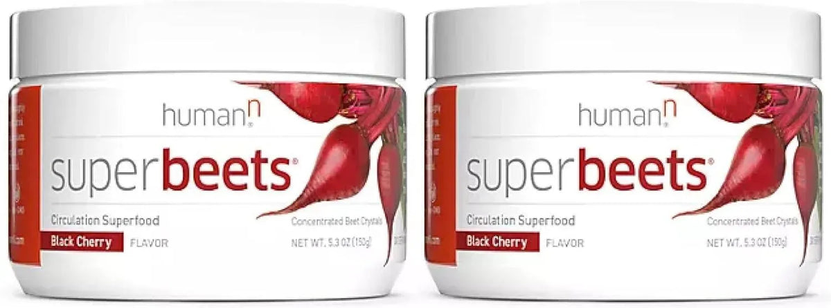 HumanN SuperBeets Beetroot Powder Black Cherry Flavor 150Gr. 2 Pack ...