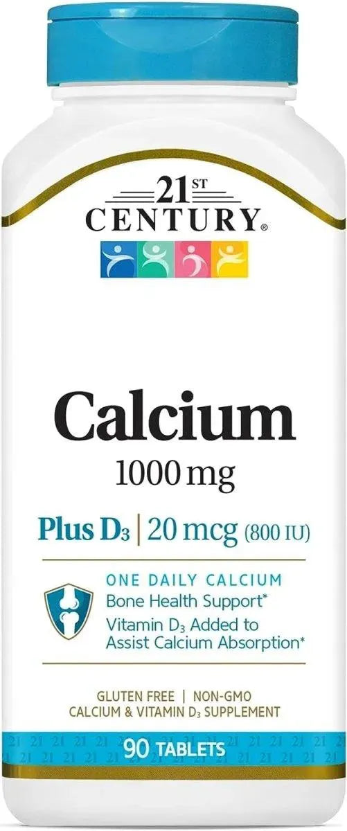 21st Century Calcium Plus D 90 Tabletas – The Red Vitamin MX