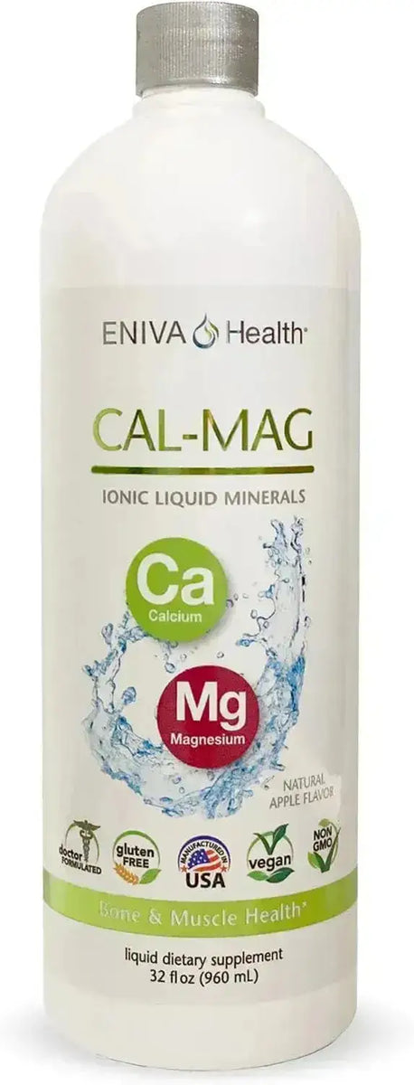 Eniva Health CAL-MAG Liquid Ionic Calcium Magnesium Supplement 32Oz ...