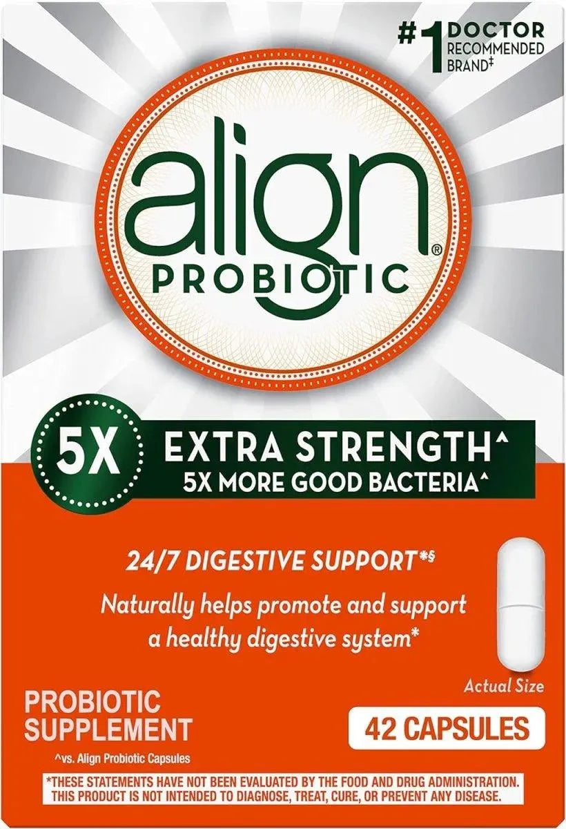 Align Probiotic Extra Strength 42 Capsulas – The Red Vitamin MX