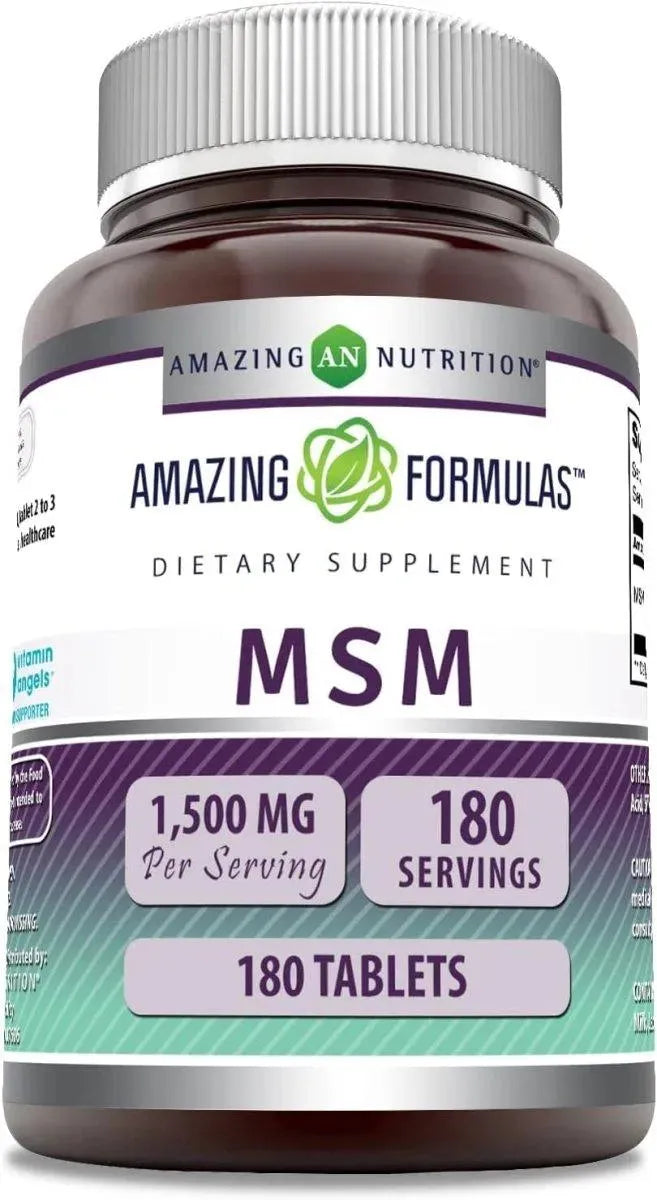 Amazing Formulas MSM 1500Mg. 180 Tabletas – The Red Vitamin MX