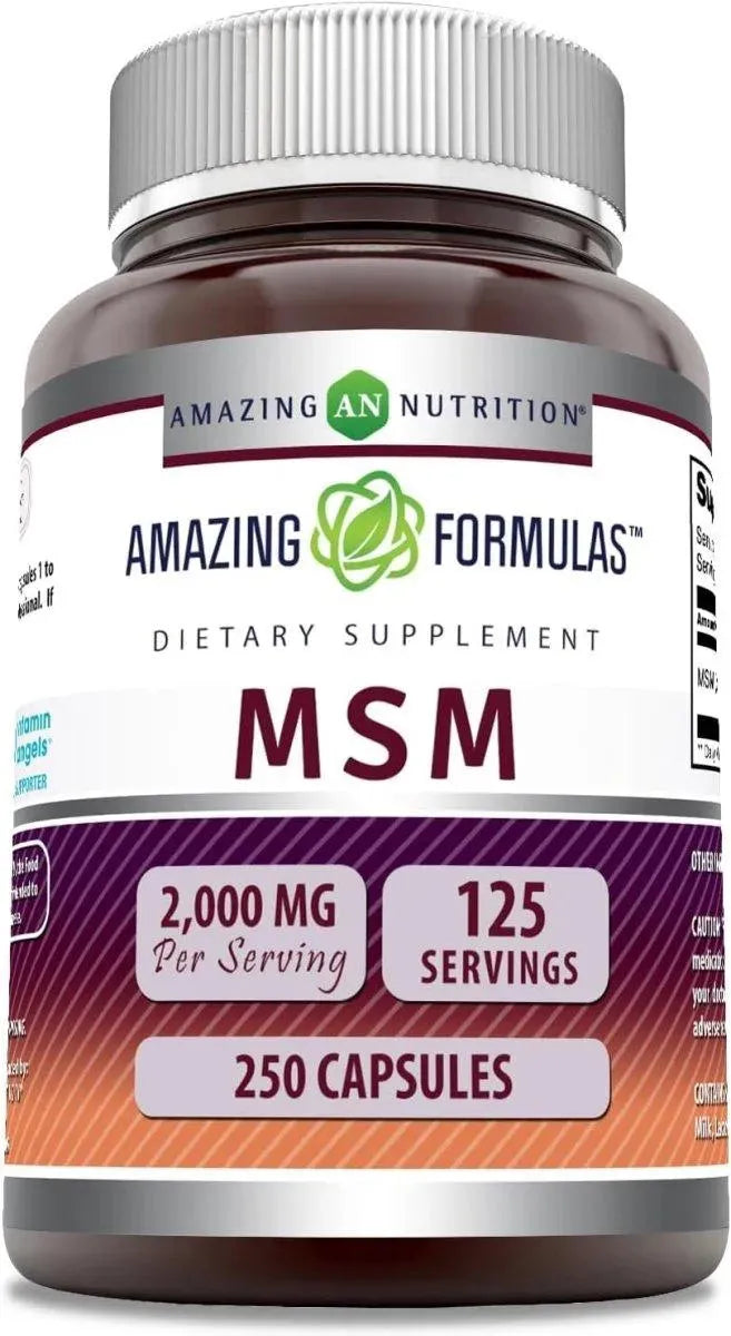 Amazing Formulas MSM 2000Mg. 250 Capsulas – The Red Vitamin MX
