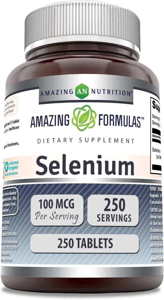 Amazing Formulas Selenium 100mcg 250 Tabletas – The Red Vitamin MX