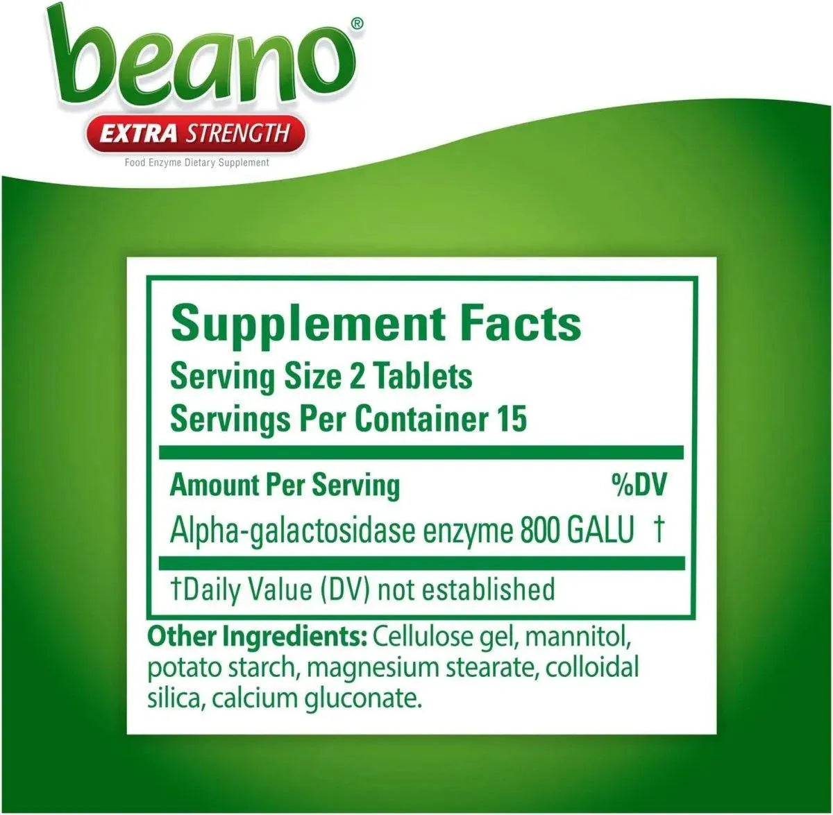 Beano Ultra 800 Gas Prevention Food Enzyme 30 Tabletas – The Red Vitamin MX