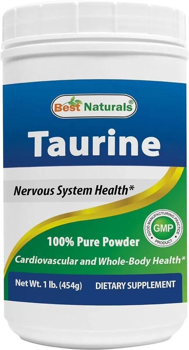 Best Naturals 100% Pure Taurine Powder Free Form 1000Mg. 454Gr. – The ...