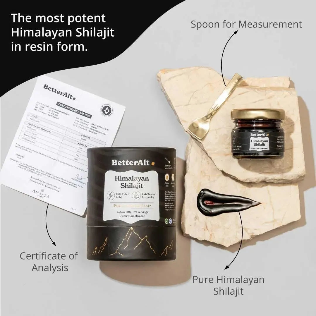 Better Alt Pure Himalayan Shilajit Resin 75 Servicios 30Mg. – The Red ...