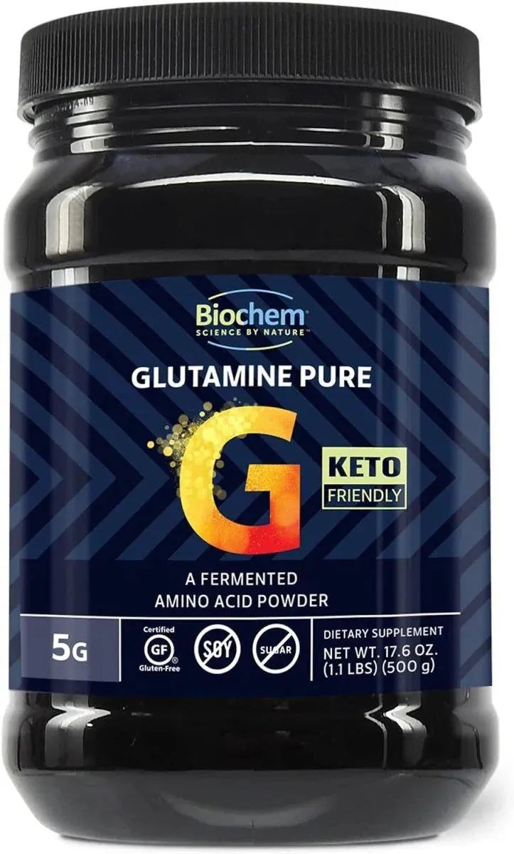Biochem Glutamine Pure Powder 500Gr. – The Red Vitamin MX